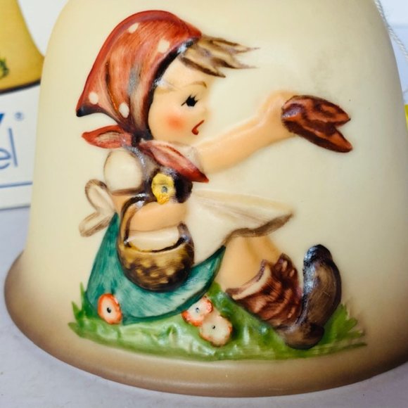 Hummel | Accents | Hummel Goebel Bell 979 Figurine Nib Box Basket ...